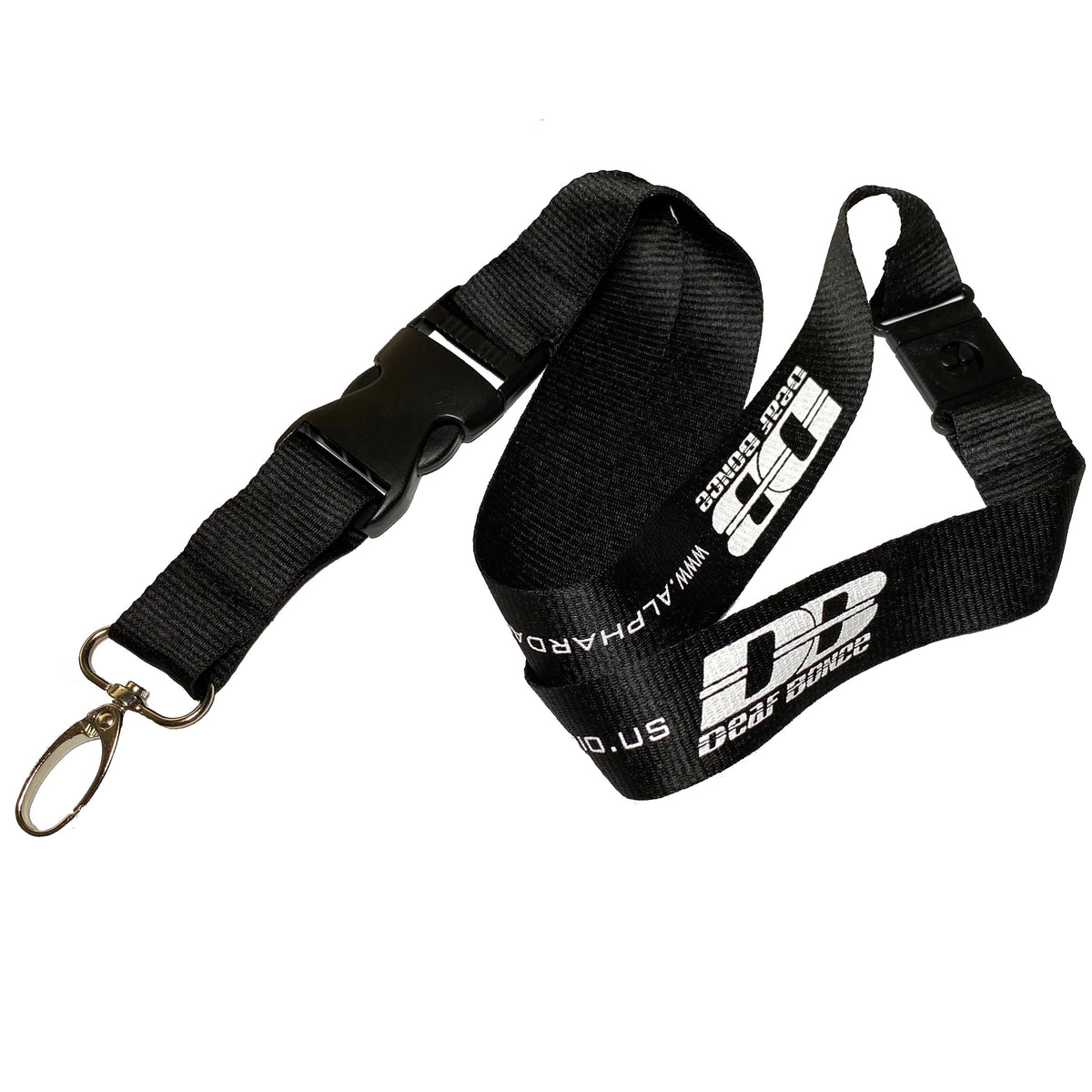 Lanyard with Deaf Bonce logo